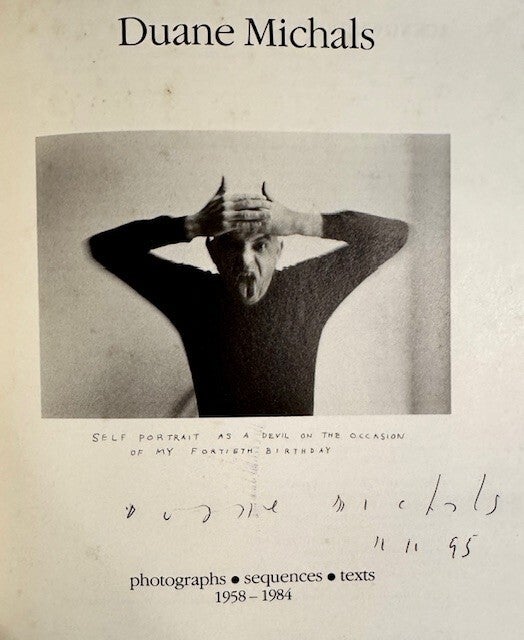 Duane Michals: Photographs, Sequences, Texts, 1958-84 | First Edition